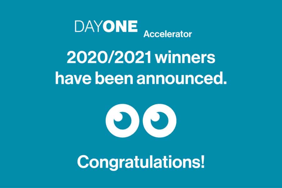 DayOne Accelerator ventures for 2020/21 have been chosen. - DayOne