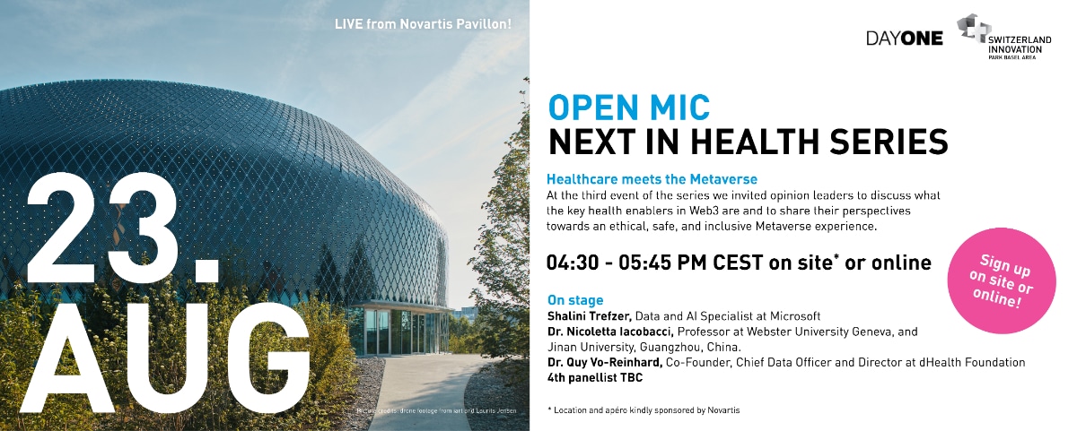 OPEN MIC: NEXT IN HEALTH SERIES – Healthcare meets the Metaverse (EN ...